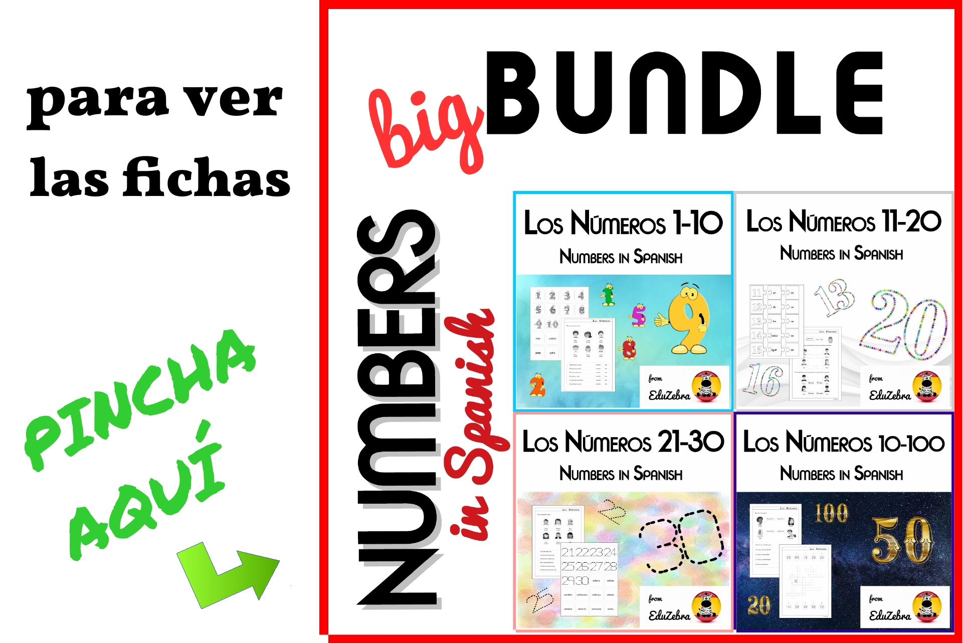 6 ideas de actividades para enseñar los números en español – Edu Zebra